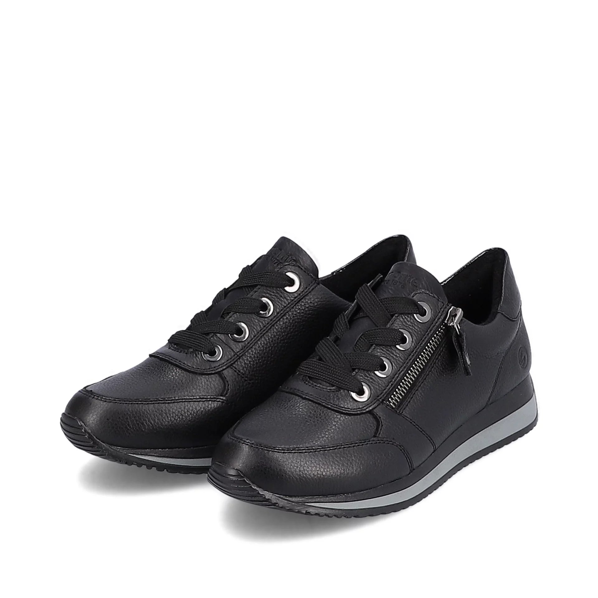 Remonte Black Leather Sneaker #D0H11-01 – Farran Footwear